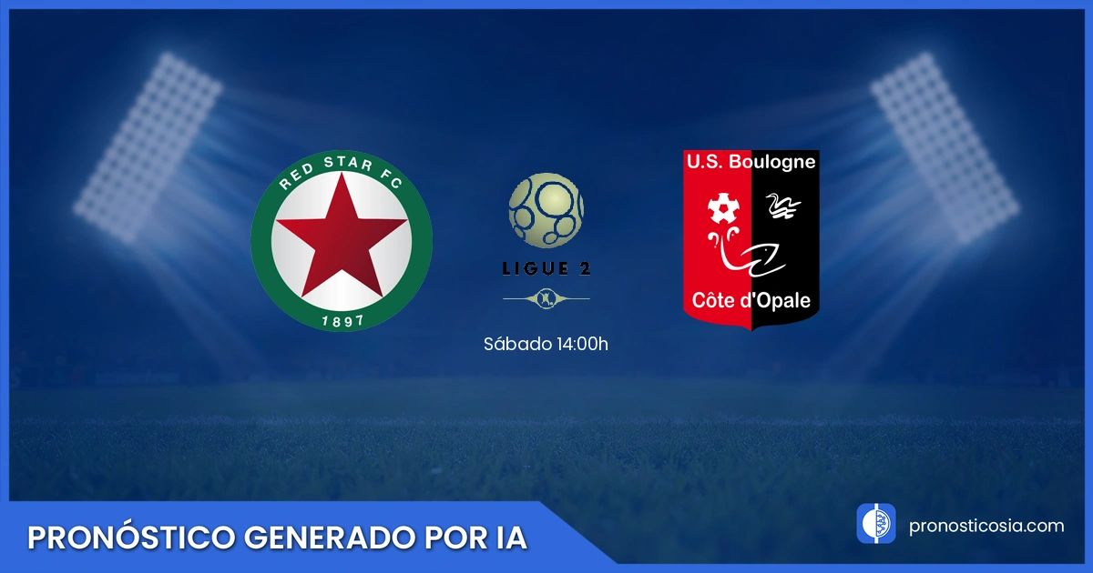 Red Star x Boulogne Palpite IA - Ligue 2 24 jan 2026